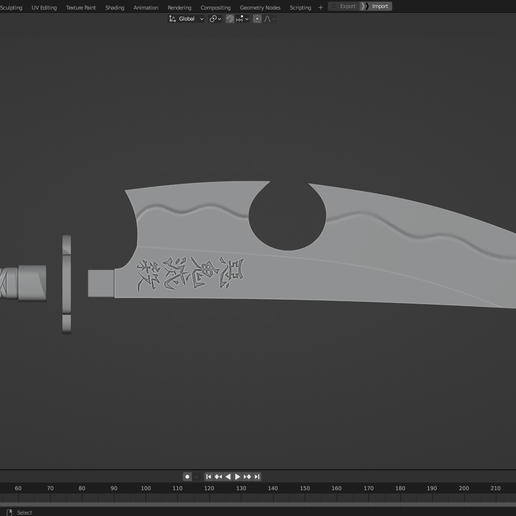 🗡️ Tengen Uzui Dual Nichirin Cleavers for Cosplay・ STL File for 3D ...