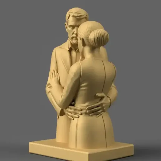🧑‍🤝‍🧑 Romantic Couple STL 3D Print File・ STL File for 3D printing・Cults