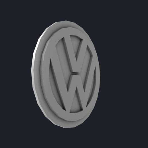 🚗 Volkswagen Logo 3D MODEL・ 3D File for 3D printing・Cults