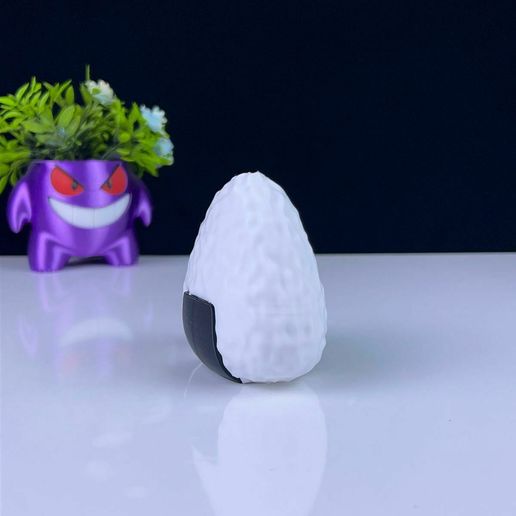 3D file Kawaii Onigiri Sushi 🍣 ・3D print object to download・Cults