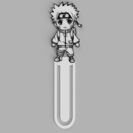 🎒 Naruto Bookmarks・Free STL File for 3D printing・Cults