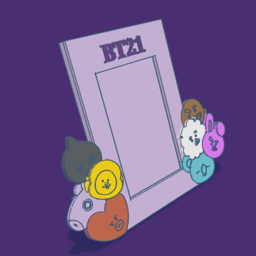 🪞 BT21 Display・ STL File for 3D printing・Cults