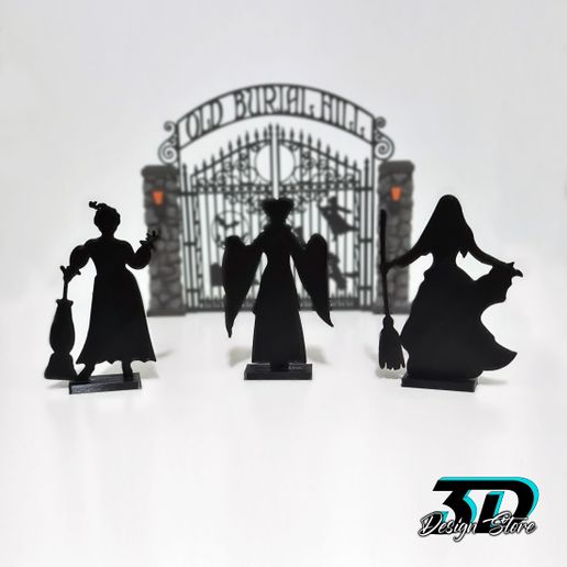 Impressão 3D para Hocus pocus Silueta • feito com Ender 3 Pro・Cults