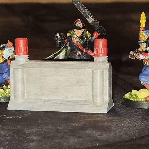 🎲 Gothic Barrier Wall – Modular Grimdark Terrain・ STL File for 3D ...