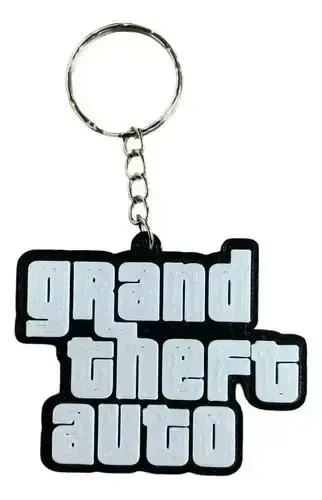 🗝️ keychain GTA5・ STL File for 3D printing・Cults