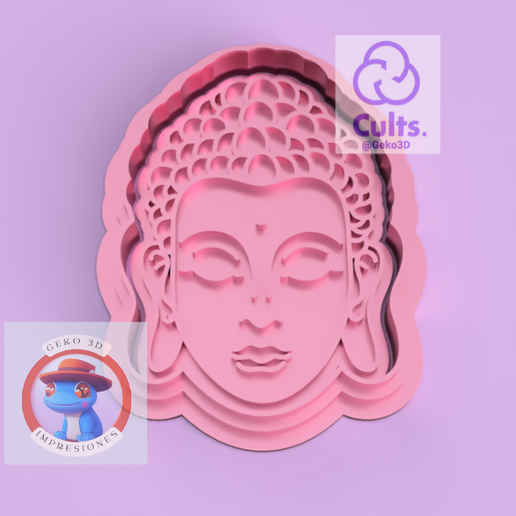 🍪 Buddha cookie cutter (Budhha cookie cutter)・ 3D File for 3D printing ...