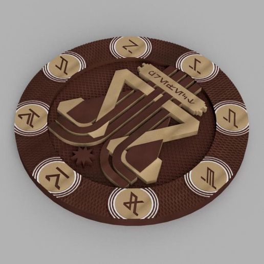 3D file At Attin Middle School Uamma Prefect Patch from Star Wars ...