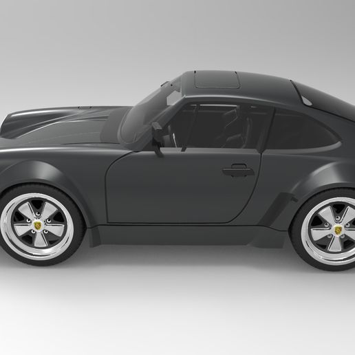 🚗 Porsche 911 Turbo model 1/10 scale・ STL File for ・Cults