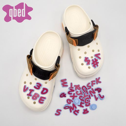 STL file 🐊 ALPHABET CROC CHARMS [FUNKY LETTERS] ・3D print object to ...