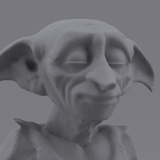 STL file DOBBY realistic figure from harry potter 🎬 ・Template to ...