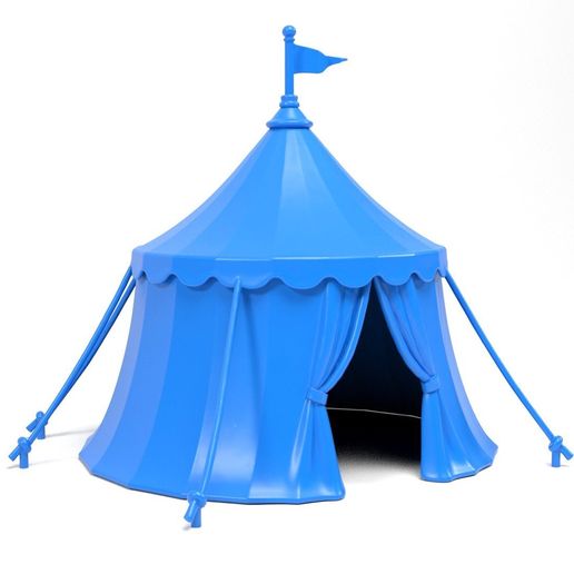 🪖 Ancient military tent・ STL File for 3D printing・Cults