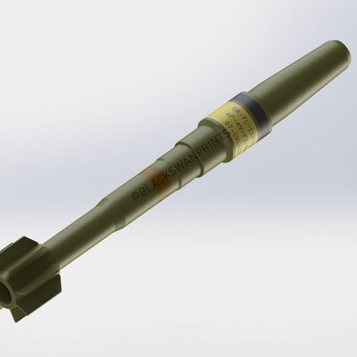 🇫🇷 French AP-AV mle F2 40mm Rifle Grenade・ 3D File for 3D printing・Cults