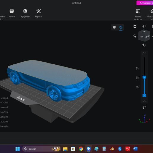 🚗 toyota matrix 2008・ STL File for 3D printing・Cults