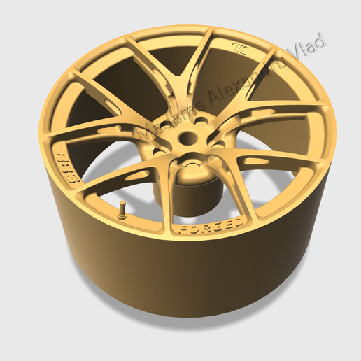 🚗 BBS rim・ STL File for 3D printing・Cults