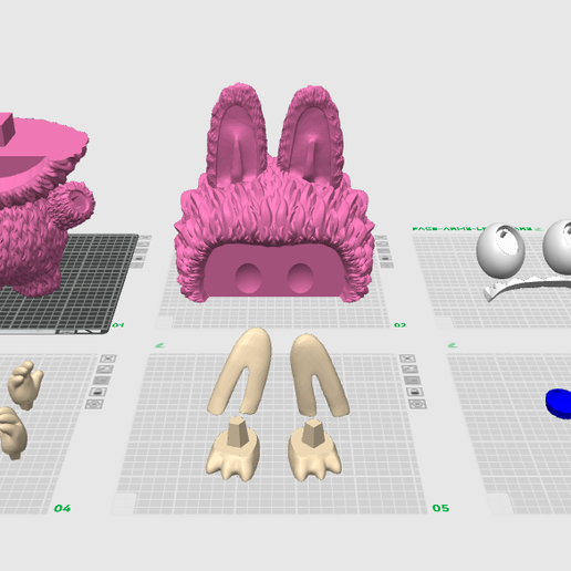 👀 Labubu big 2ft rotating eyes・ STL File for 3D printing・Cults