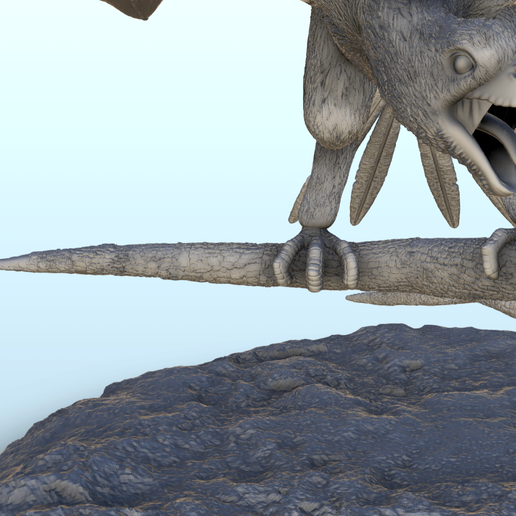 STL file Yi qi dinosaur (7) - High detailed Prehistoric animal HD ...