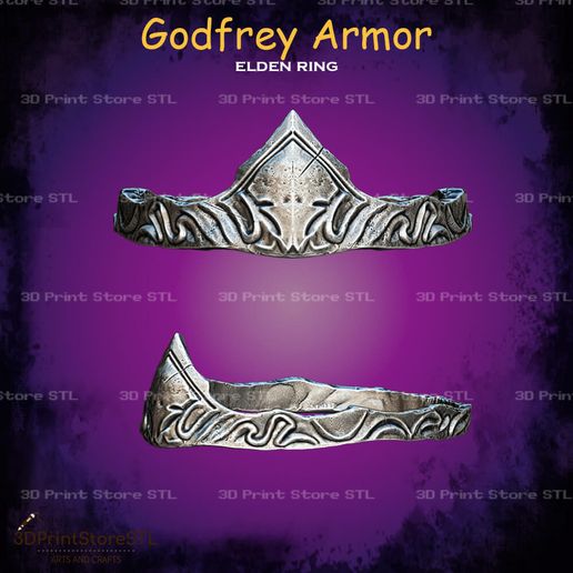 💍 Godfrey Armor Cosplay Elden Ring - STL File 3D print model・ 3D File ...