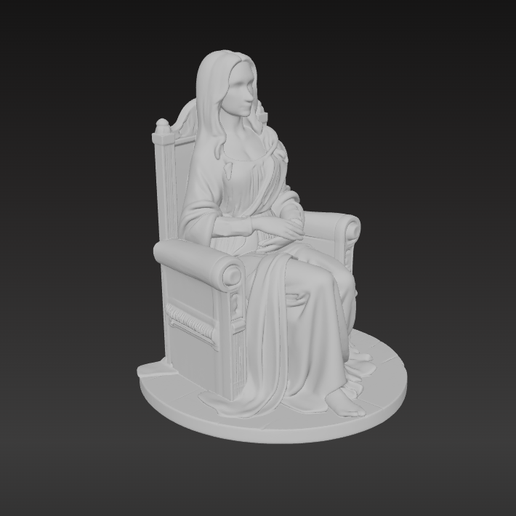 STL file The Mona Lisa Figure 🎨 ・3D printing template to download・Cults