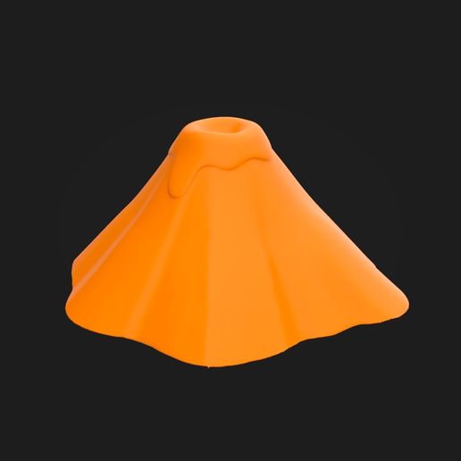 🌋 Volcano・ STL File for 3D printing・Cults