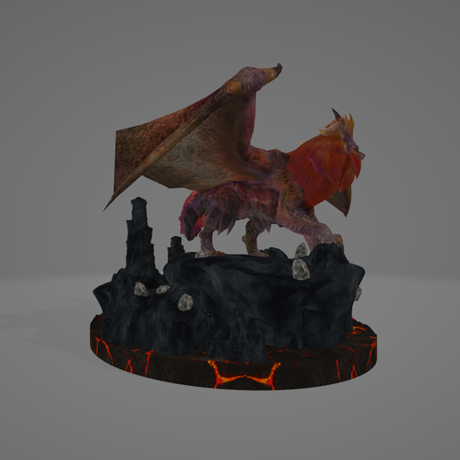 STL file MONSTER HUNTER TEOSTRA FIGURE 👹 (OBJ)・3D printable model to ...