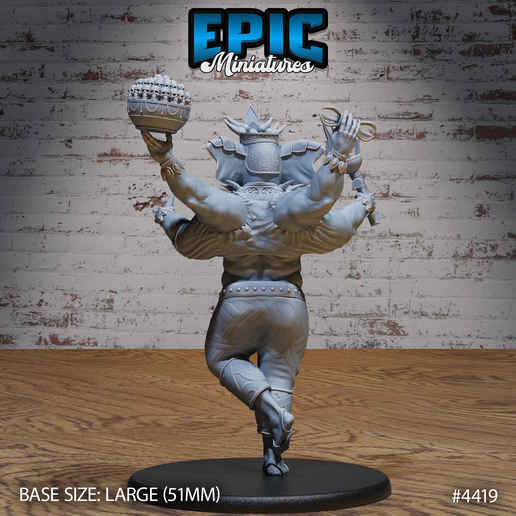 3D file Elephant God Avatar Set ‧ DnD Miniature ‧ Tabletop Miniatures ...