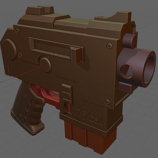 Archivo STL cosplay, bolt-pistol 🎲 ・Objeto de impresión 3D para ...