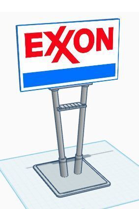 🚗 exxon card for ninco and slot car tracks・Free STL File for 3D ...