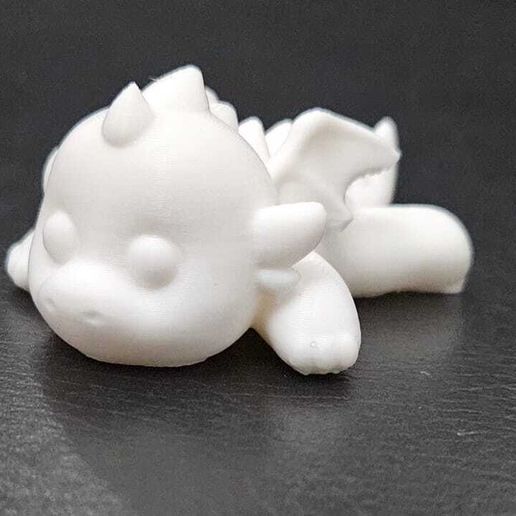 🐉 Dragon Lying Down・ 3D File for 3D printing・Cults