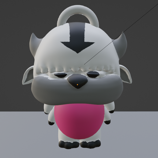 3D file Appa Chibi Avatar The last air bender fanart 🤖 ・3D printer ...
