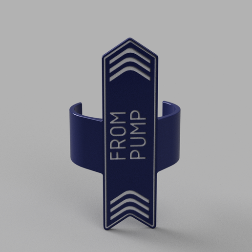 🎱 Pool Plumbing Tags - "From Pump"・ STL File for ・Cults