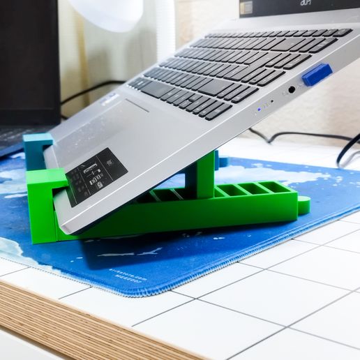 💻 Modular Laptop Stand - Adjustable Height・Arquivo STL Grátis para ...