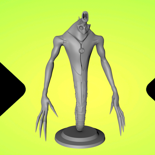 🦸 Ben 10 - Ghostfreak UAF 3D printable STL・Free 3D File for ・Cults