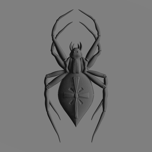 STL file spider stl cnc design 🕷️ ・3D printing template to download・Cults