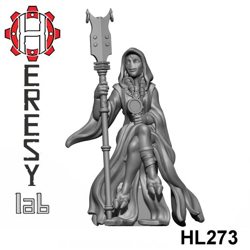 👽 HL273 - Heresylab - Grey Alien Girl Pin-Up・ STL File for 3D printing ...