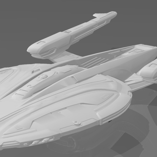 🖖 STO - Federation - Avenger-class Battlecruiser・Free STL File for 3D ...