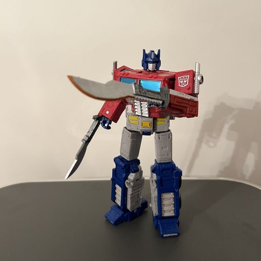 🤖 Earthrise Optimus Prime Energon Blade・Free STL File for ・Cults