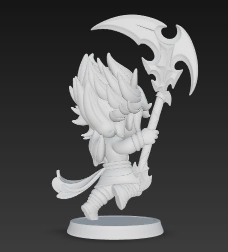 🦸 Kayn Chibi Figure – Cute Assassin from League of Legends・ STL File ...