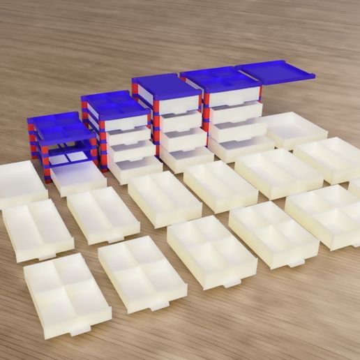 3D file Easy Modular Organizer Drawer Organizer Drawer 📦 ・3D print ...