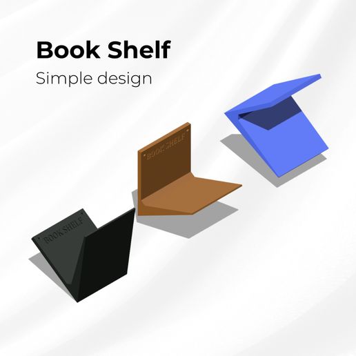 📚 Book Shelf・Free STL File for 3D printing・Cults