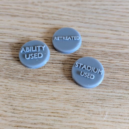 🐉 Pokemon TCG Reminder Ability Tokens・3D Print with the Elegoo mars 4 ...