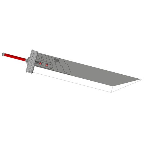 🗡️ Buster Sword (Final Fantasy VII Remake Ver)・ STL File for 3D ...