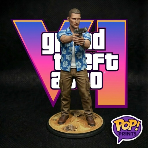 🗿 Jason Durval GTA6・Archivo STL para Impresión 3D・Cults