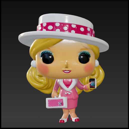 Free STL file Barbie funko pop 👾 ・3D print object to download・Cults