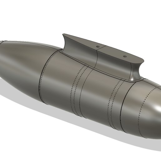 ⛽ A6M Zero Auxiliary fuel tank for Phoenix, TopRC, Seagull, models・ STL ...