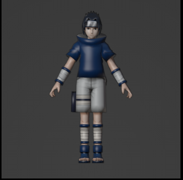 Free STL file Sasuke Uchiha 🎮 ・Template to download and 3D print・Cults