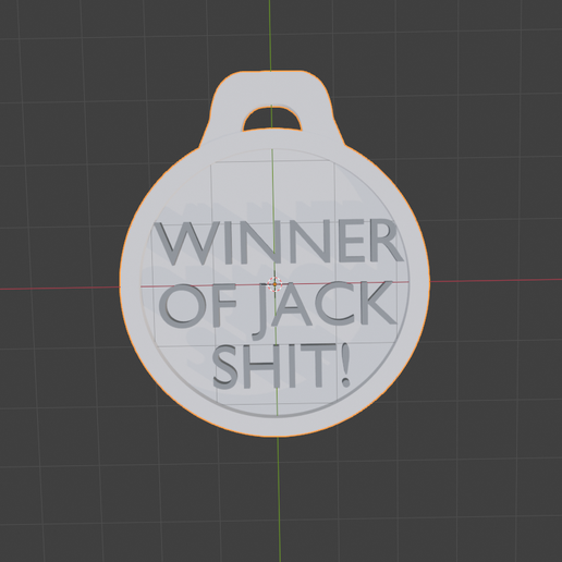 🏅 Funny Medal for the winner of jack shit・ STL File for 3D printing・Cults