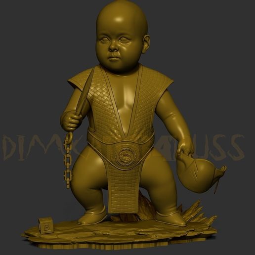 🦂 scorpion babality・ STL File for 3D printing・Cults