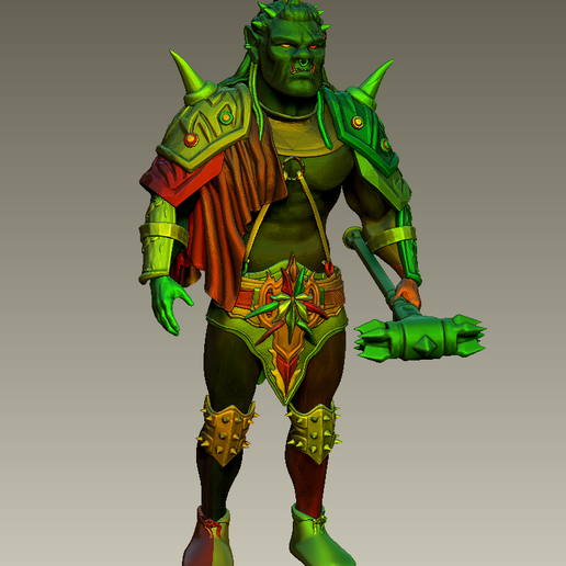 🆒 Orc・Free STL File for 3D printing・Cults
