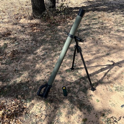 🔫 Airsoft Mortar・ STL File for 3D printing・Cults