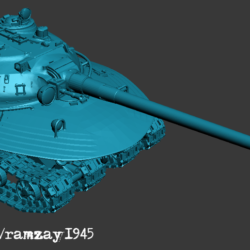 🪖 Object 279 1:100・ 3D File for 3D printing・Cults